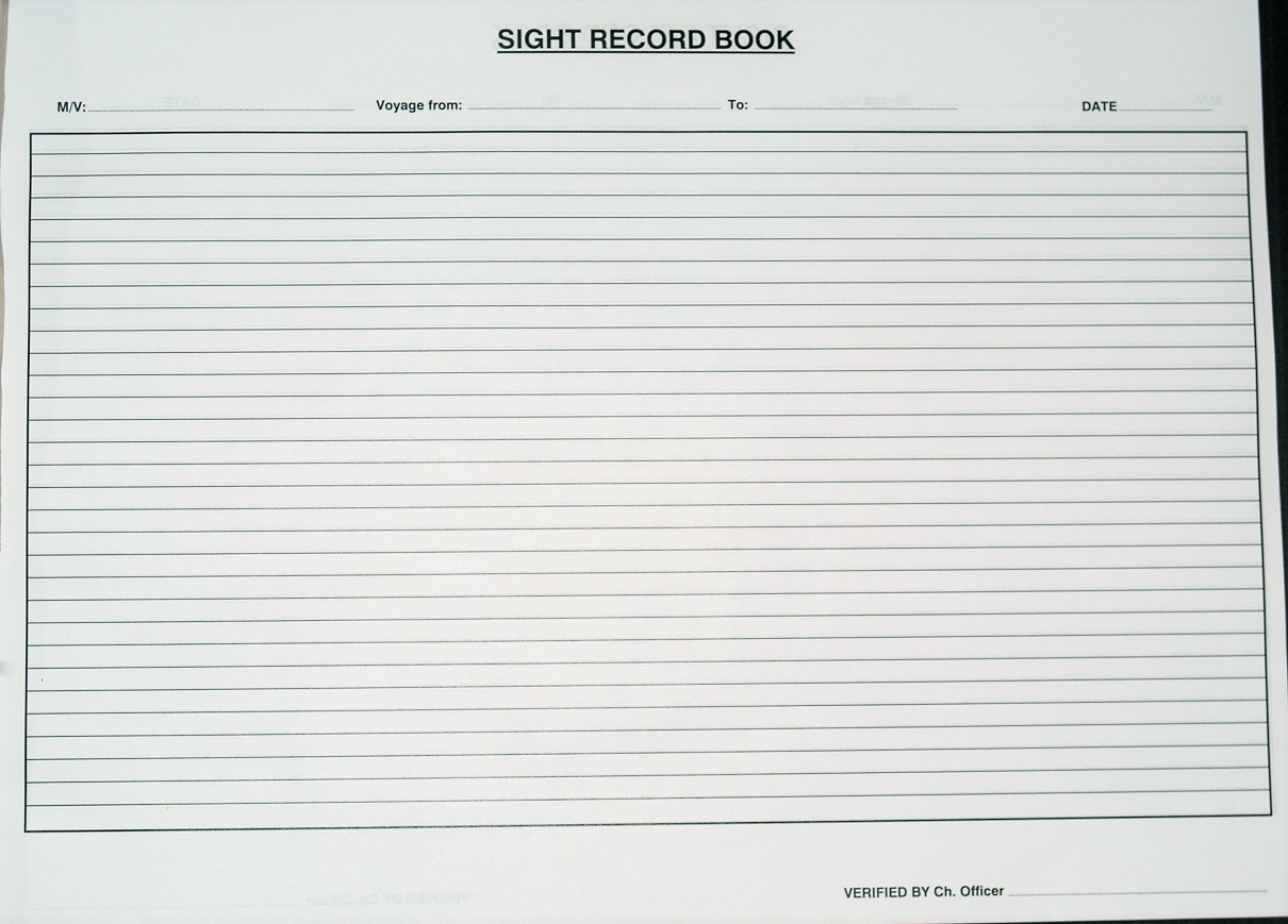 PanMan Trading EOOD - Eshop. SIGHT RECORD BOOK